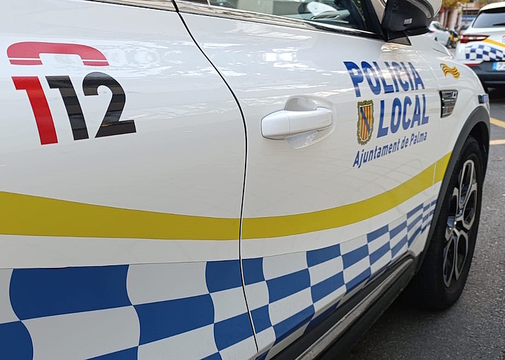 Demonstration der Lokalpolizei heute in Palma